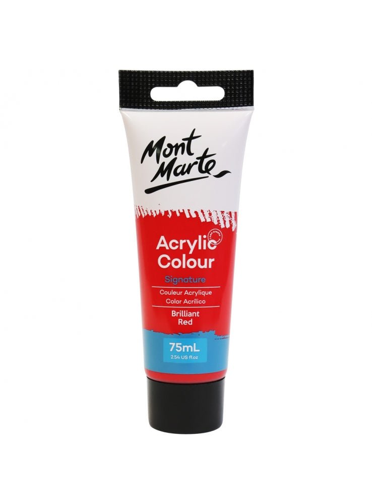 Buy Brilliant Red Signature Acrylic Paint 75ml Online – Handy Mandy ...