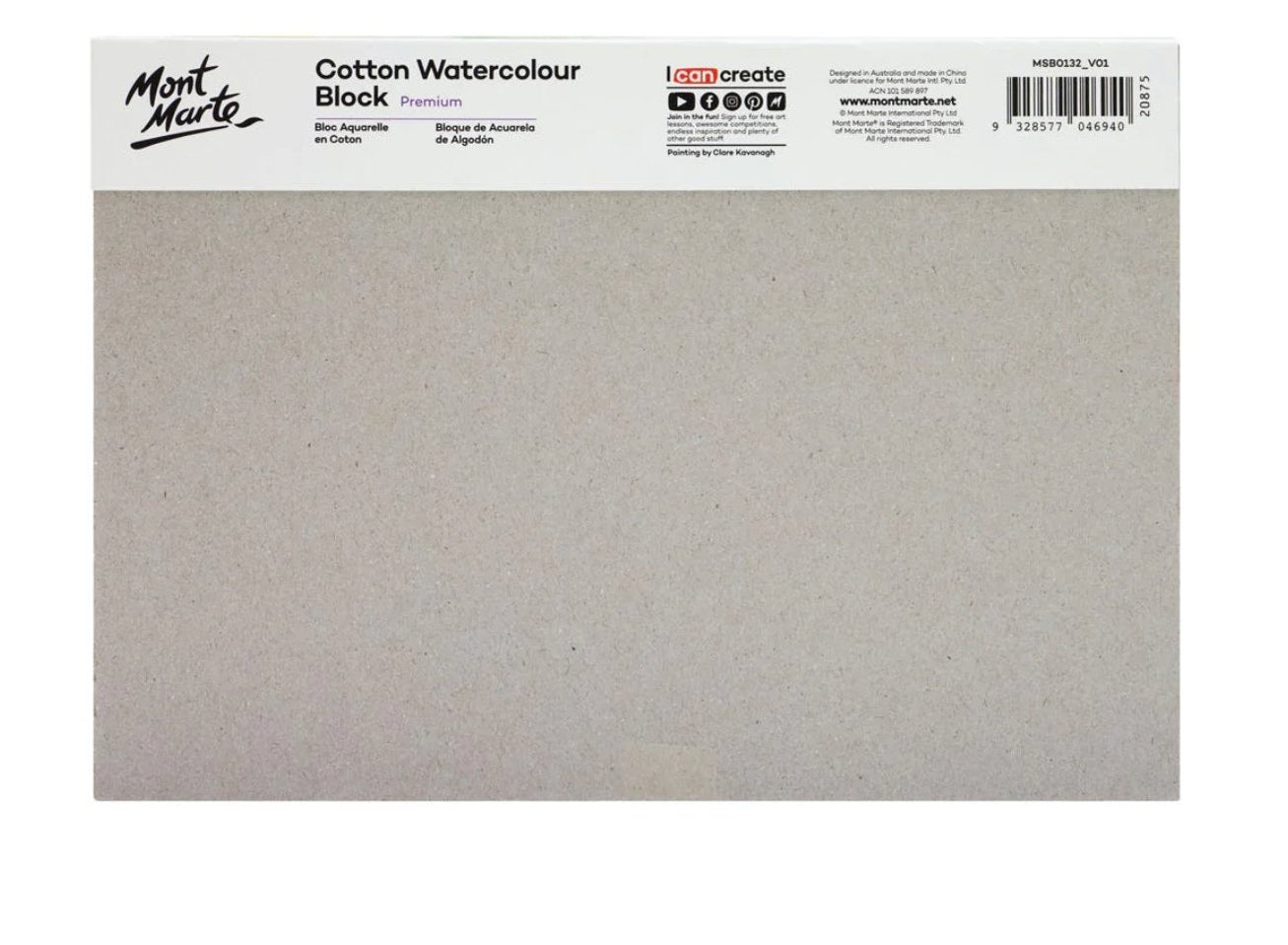 Buy Cotton Watercolour Paper Block Premium 300gsm A5 12 Sheet Online ...