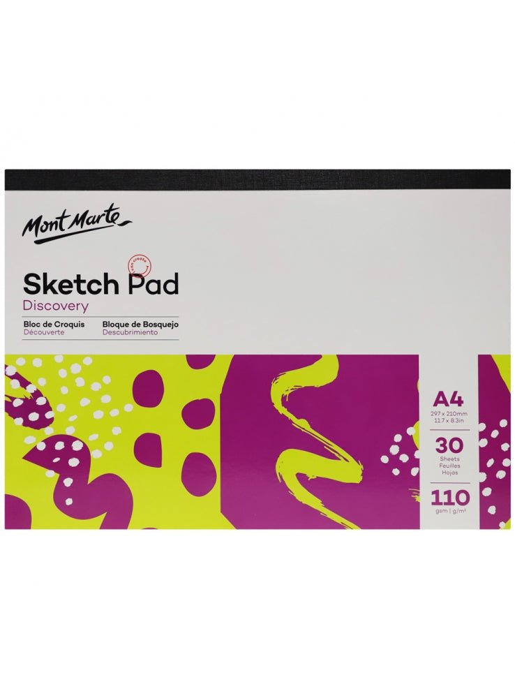 Buy Discovery Sketch Pad A4 110gsm 30 Sheets Online – Handy Mandy Craft ...