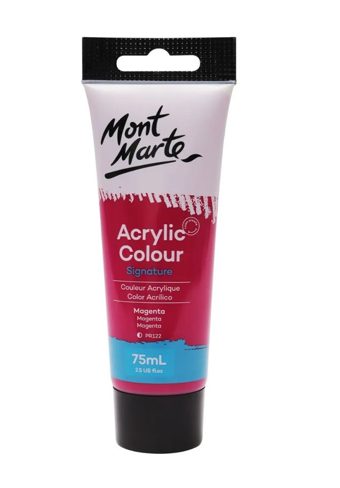 Buy Magenta Acrylic Paint Signature 75ml Online – Handy Mandy Craft Store