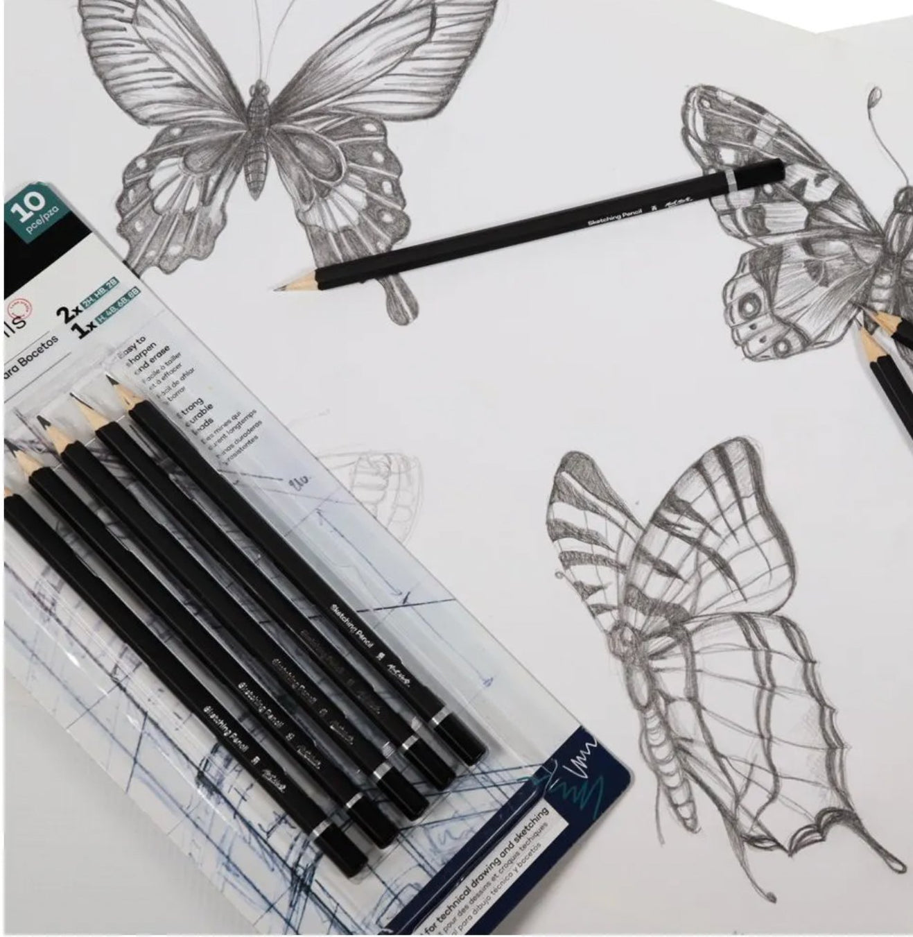 Sketching Pencils Signature 10pc Buy Online NZ | Handy Mandy – Handy ...